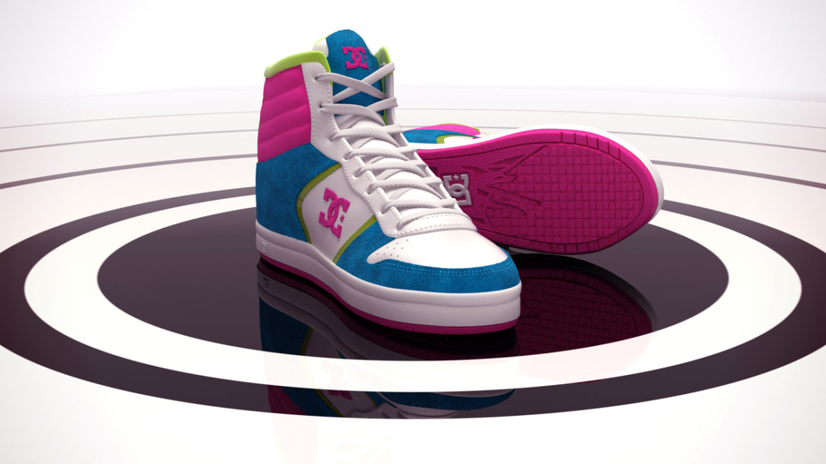 Sneaker Illustration - DC shoes - xoio