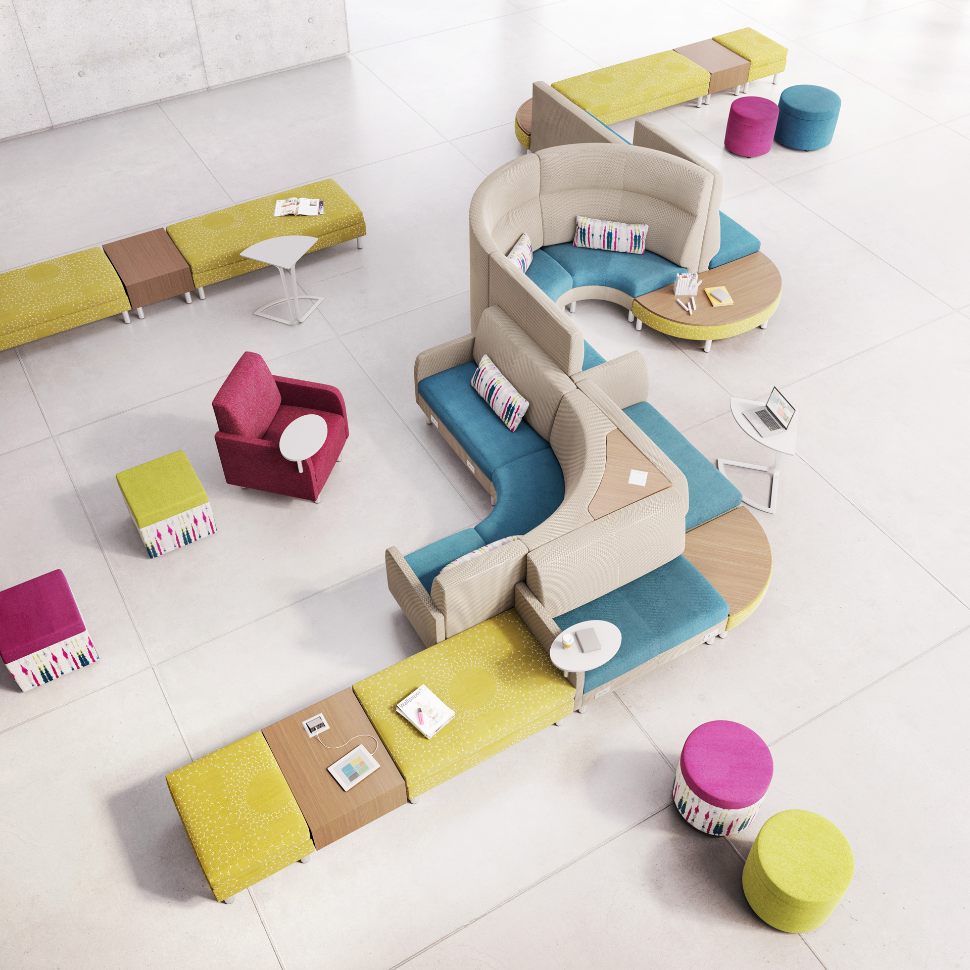 firstoffice: COACT Modular Lounge • xoio