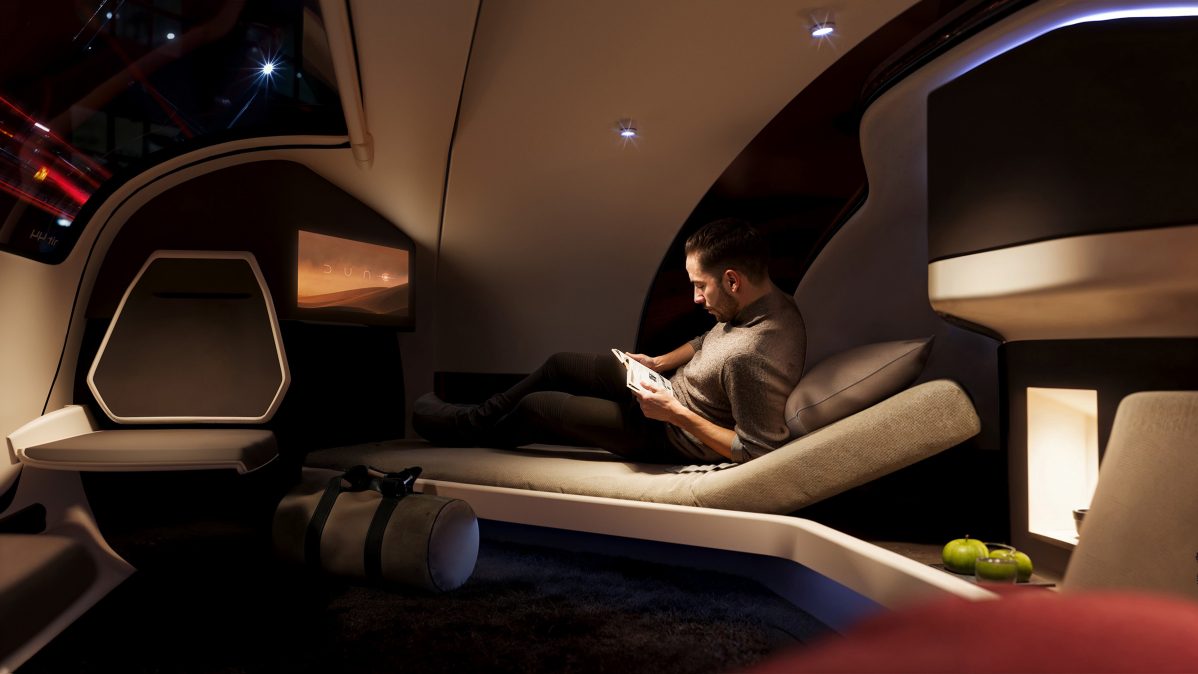 Swift Pod - Autonomous Overnight Travel Pod - xoio